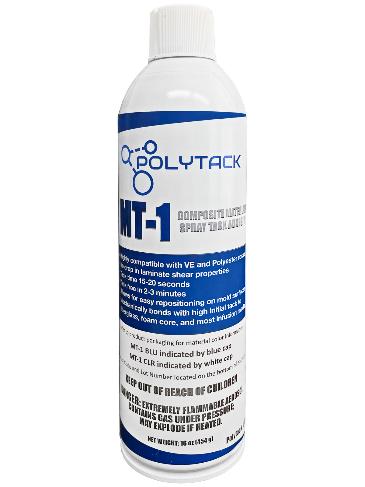 Polytack MT-1 CLR Spray Adhesive - Common Fibers